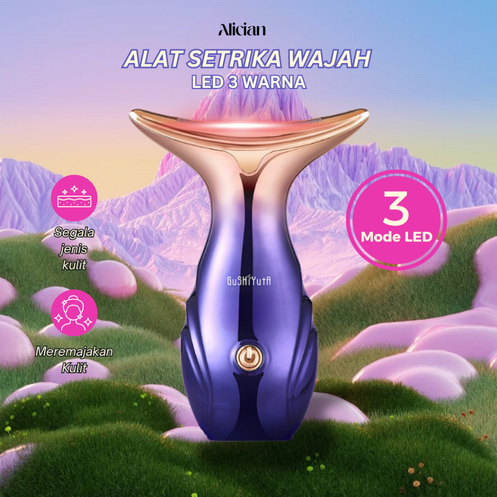 Jual ALICIAN Alat Facial Pengencang Kulit Wajah dan Leher dan Mata / 4 ...
