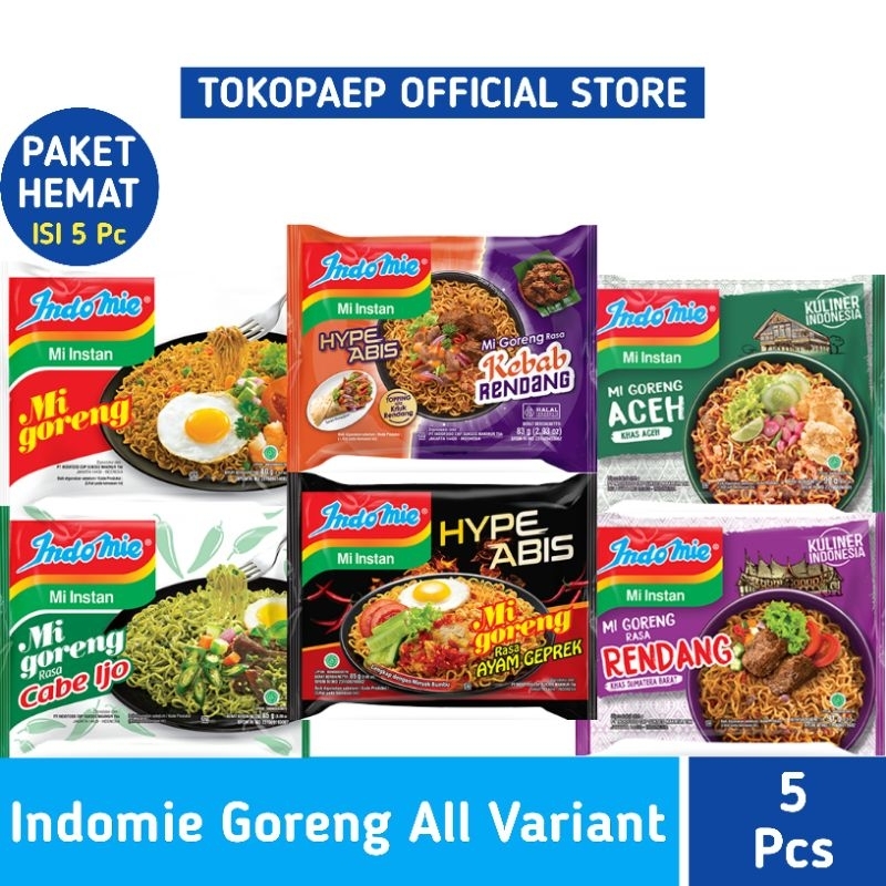 Jual Indomie Goreng Isi 5 All Variant | Shopee Indonesia