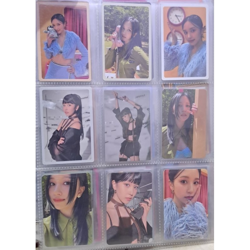 Jual photocard mina twice between 1&2 album talk that talk pc mina twice b 1&2 konsep pob set pc ...