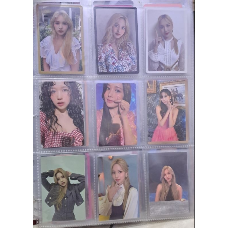 Jual photocard mina twice official album taste of love eyes wide open more and more pob set feel ...