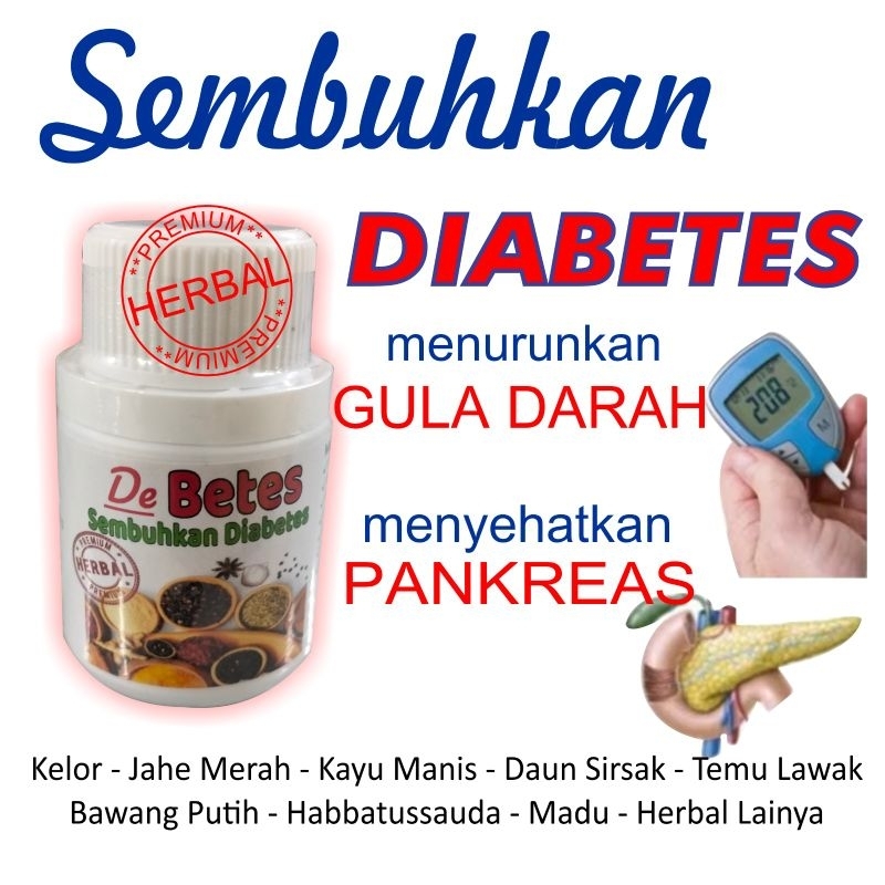 Jual Obat Diabetes Insulin Alami Kencing Manis Perbaiki Pankreas 100% ...
