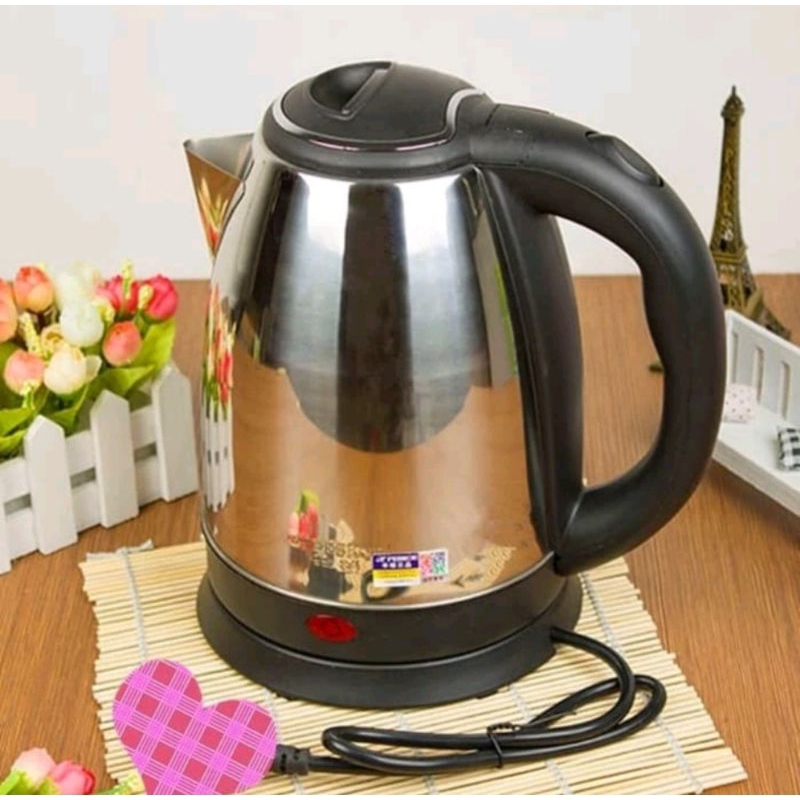 Jual TEKO LISTRIK STAINLESS STEEL ELECTRIC KETTLE PEMANAS AIR ELECTRIC ...