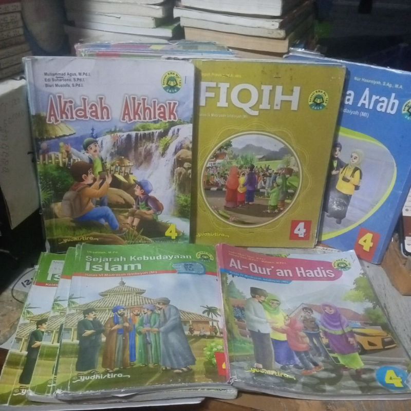 Jual BUKU SEJARAH KEBUDAYAAN ISLAM (SKI), AKIDAH AKHLAK, BAHASA ARAB,FIQIH UNTUK MADRASAH ...