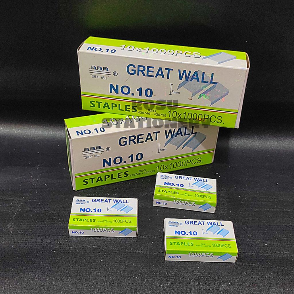 Jual ISI STAPLES / ISI STAPLER / REFILL STAPLES KECIL GREAT WALL GW NO ...