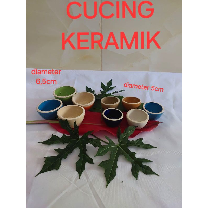 Jual cucing #untuk tempat sode wedang #tempat tirta #dll #diameter 6,5 ...