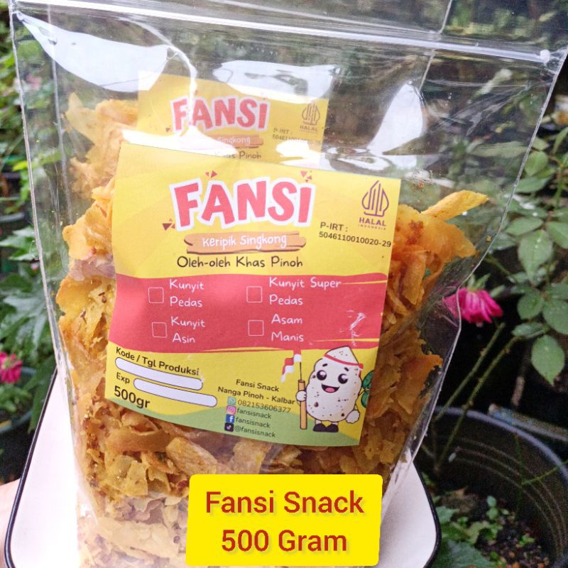 Jual Keripik Singkong Kunyit Khas Nanga Pinoh Kripik Camilan Enak Gurih ...