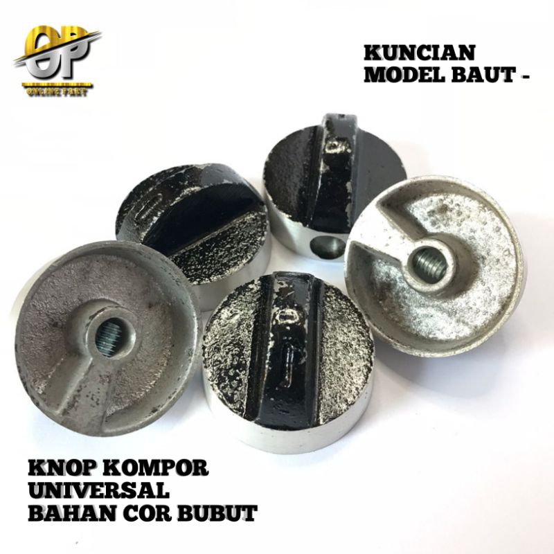 Jual KENOP KOMPOR UNIVERSAL / UMUM MODEL KUNCIAN BAUT BAHAN COR BUBUT ...
