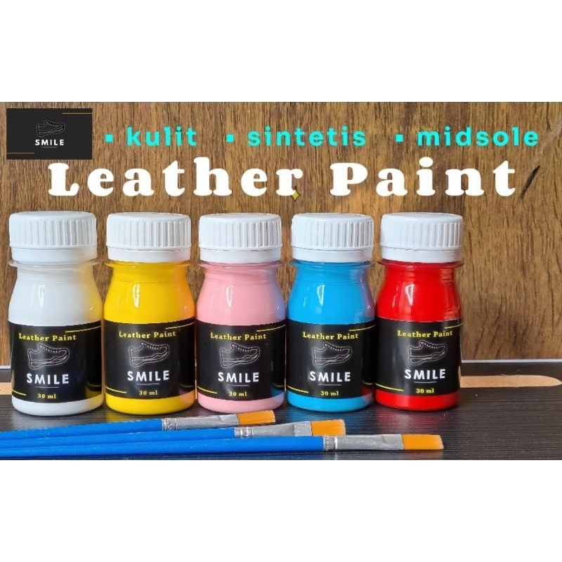 Jual Cat sepatu kulit (leather paint) 30ml | Shopee Indonesia