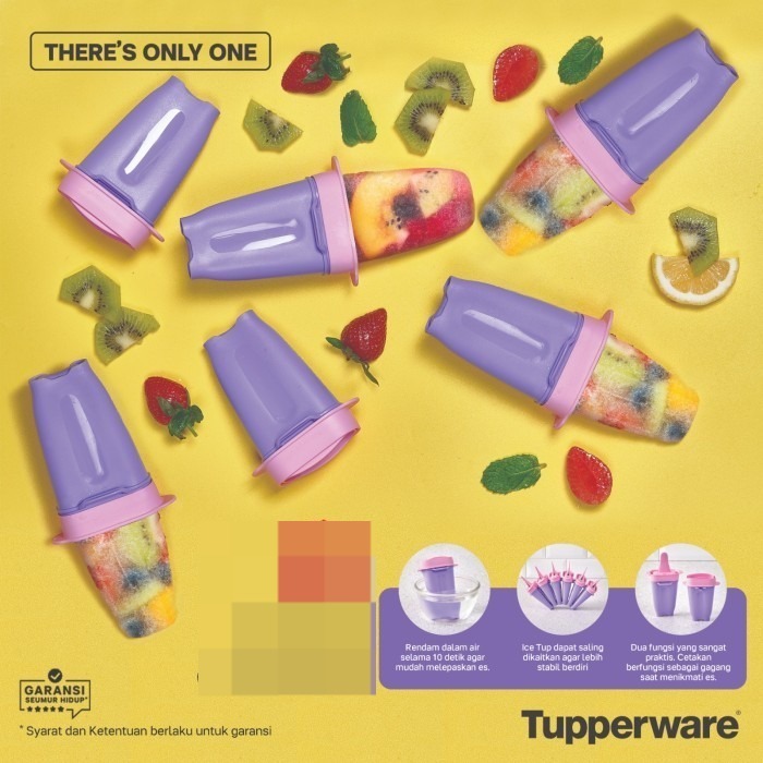 Jual TUPPERWARE Ice Lolly Set Ice Tup 6pcs | Shopee Indonesia