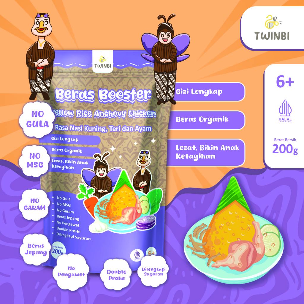 Jual MPASI Bayi Instan BB Booster Rice Rasa Nusantara Double Protein ...
