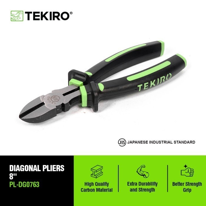 Jual TEKIRO TANG POTONG 8 INCH [200mm] / diagonal pliers 8" PL-DG0763 ...