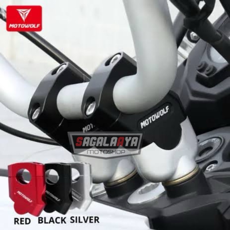 Jual Reiser Stang Motor Peninggi Stang Motowolf Mdl3517 Raiser Mundur ...
