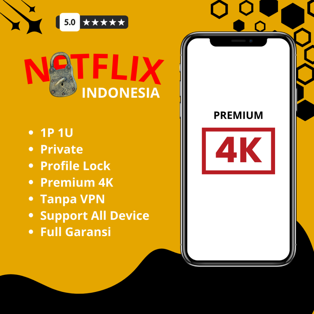 Jual NTFLIX 1P1U PRIVATE PREMIUM 4K | Shopee Indonesia