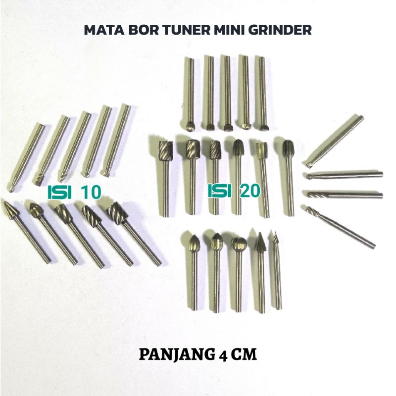 Jual SET MATA BOR MINI GRINDER/ UKIR /BESI /LISTRIK /POLES/ DRILL ...