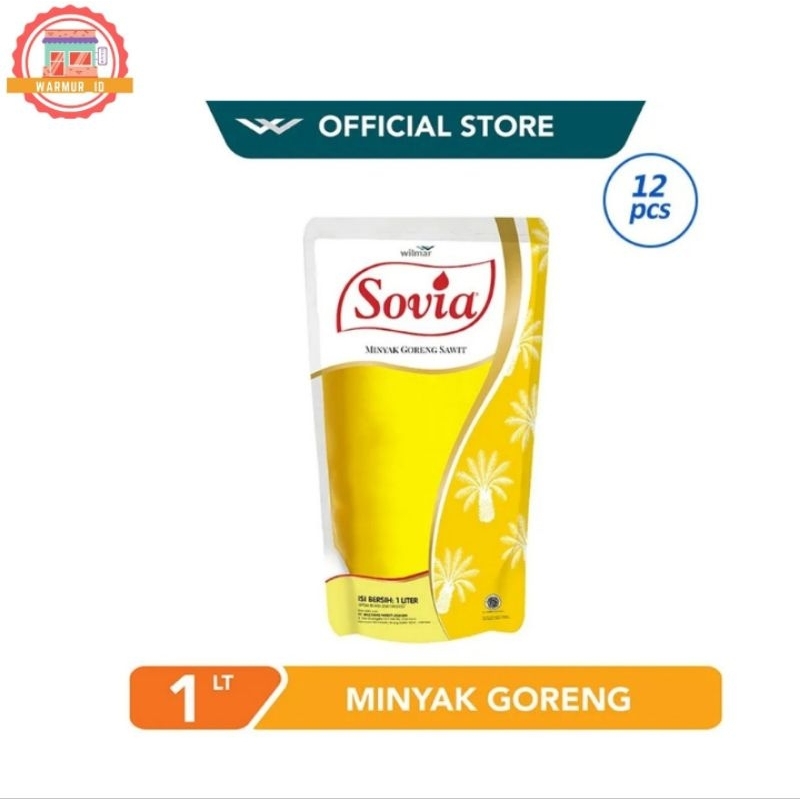 Jual Sovia Minyak Goreng 1 Liter isi 12 pcs | Shopee Indonesia