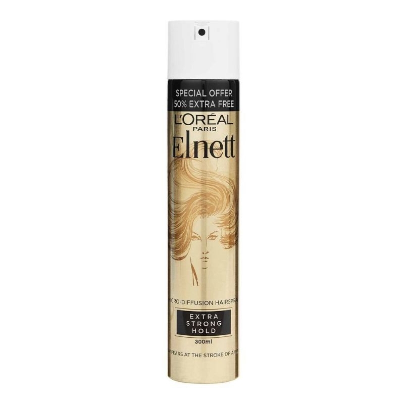 Jual L'oreal paris elnett hairspray strong hold 300ml | Shopee Indonesia