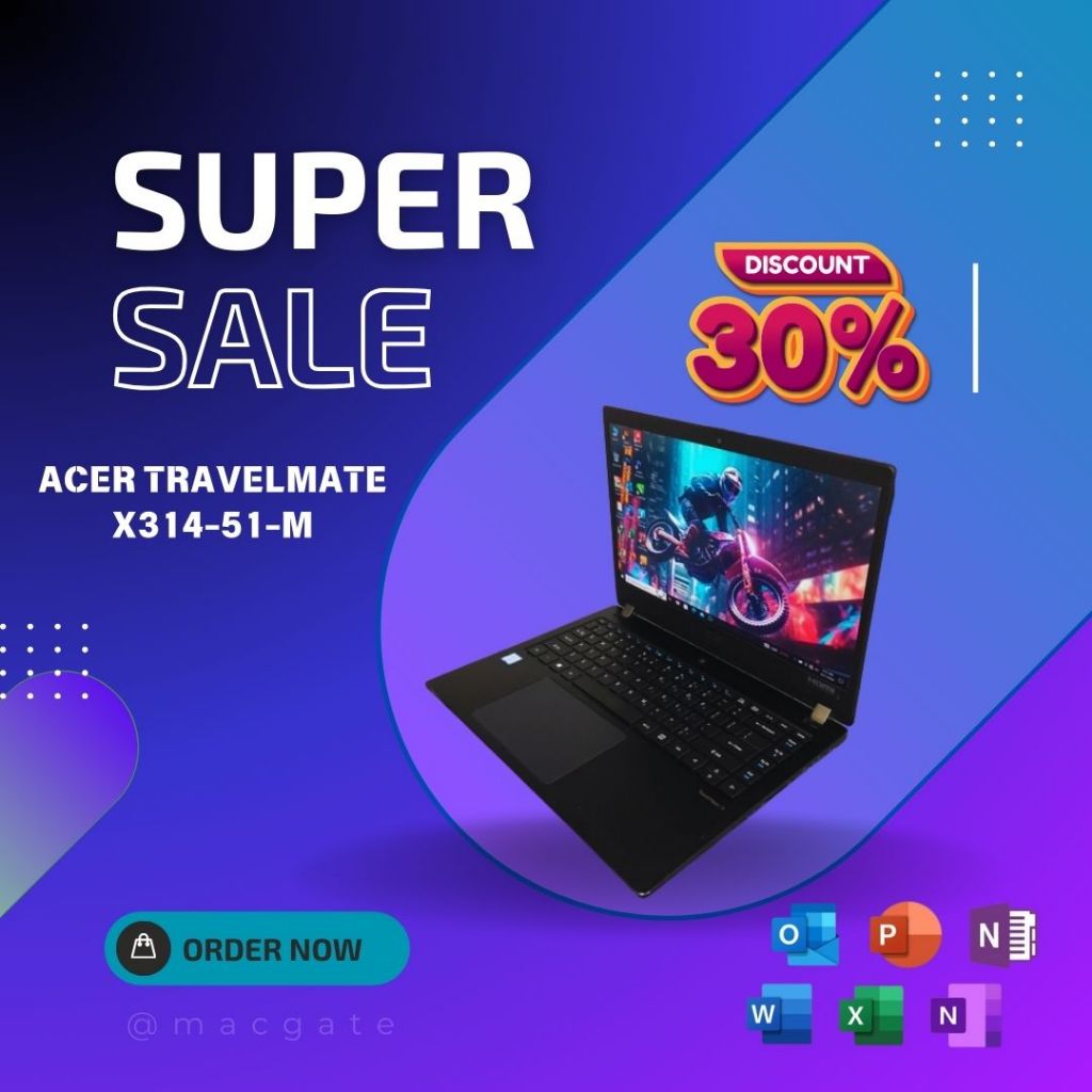 Jual LAPTOP ACER TRAVELMATE X314-51-M RAM 8 SSD 256 GB INTEL CORE I5 GEN 8 BERGARANSI | Shopee ...