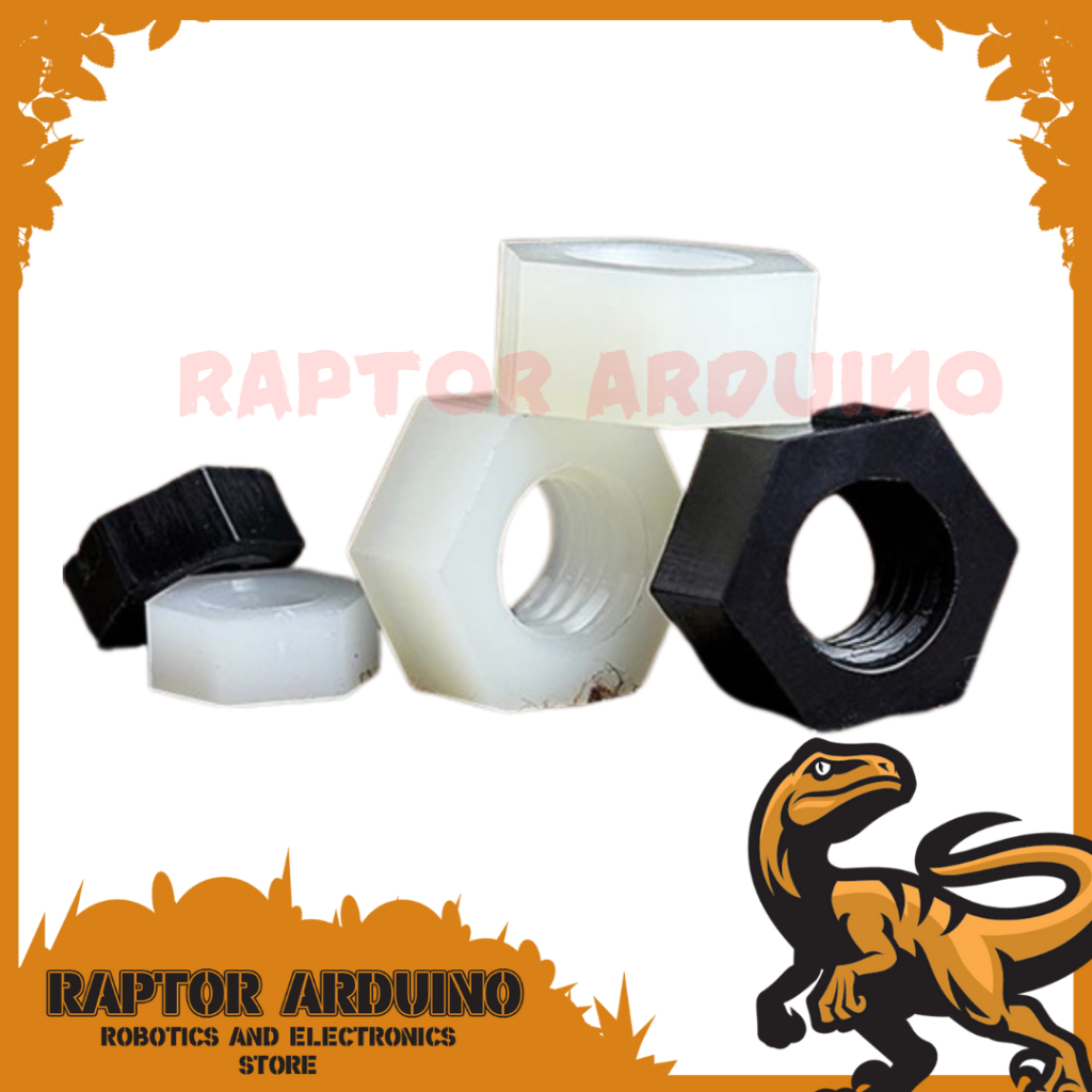 Jual Mur Nylon M3 hole 3mm drat plastik hexagonal MUR spacer 3 mm ...