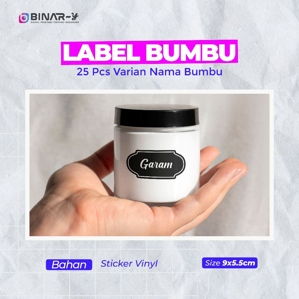 Jual Stiker Label Bumbu Dapur | Shopee Indonesia