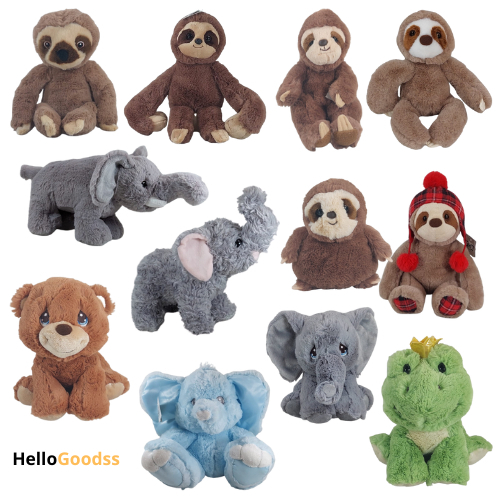 Jual Boneka Binatang Gajah Elephant Sloth Bear Beruang Kodok Frog Cute ...