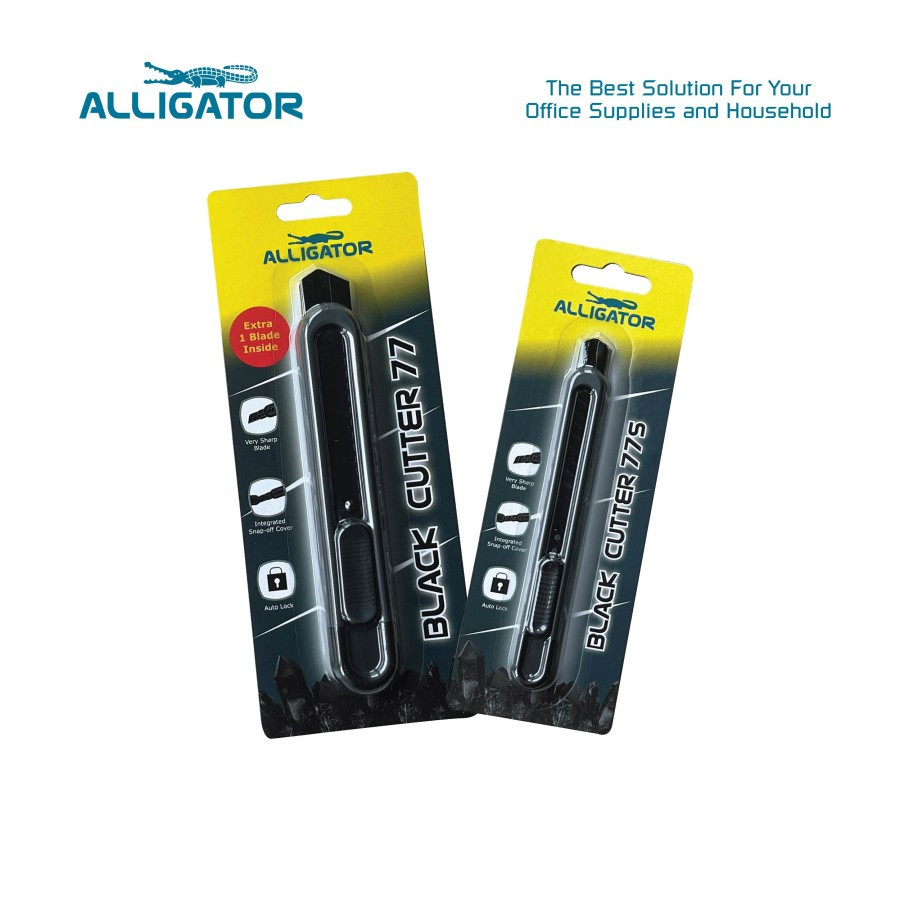 Jual Cutter Alligator Black Seri 77 | Shopee Indonesia