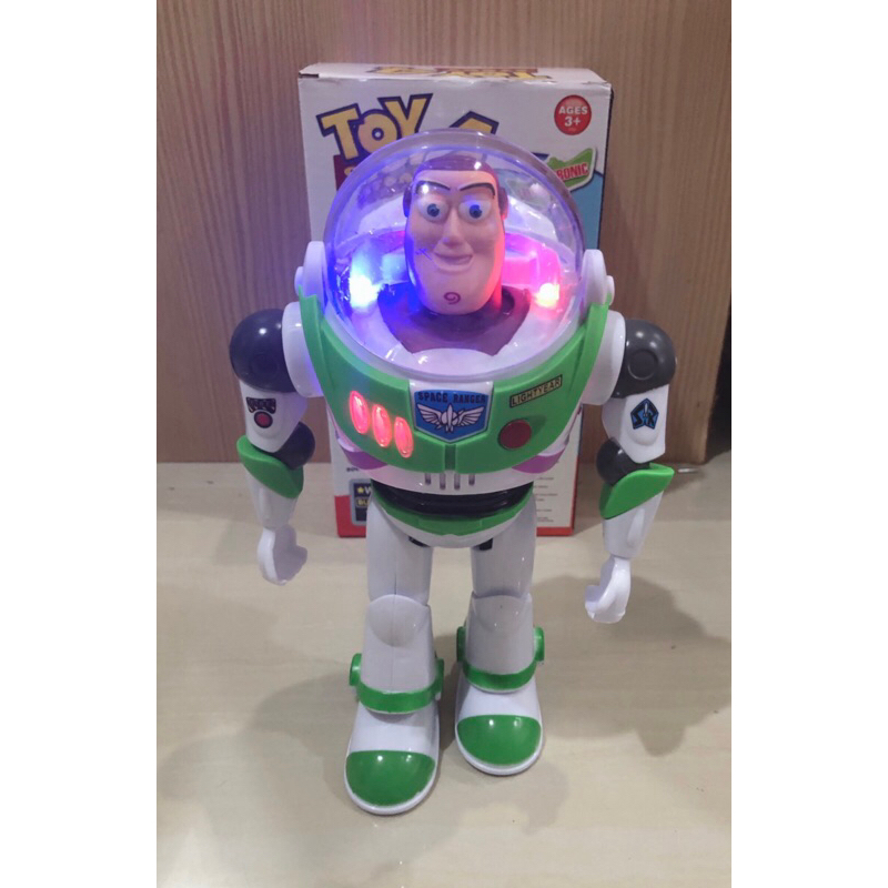 Jual Mainan Robot Buzz toy story lampu dan suara | Shopee Indonesia