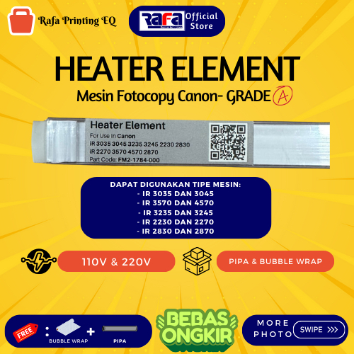 Jual Heater Element Mesin Fotokopi Canon IR 4570/3045/3245/3570/2230 ...
