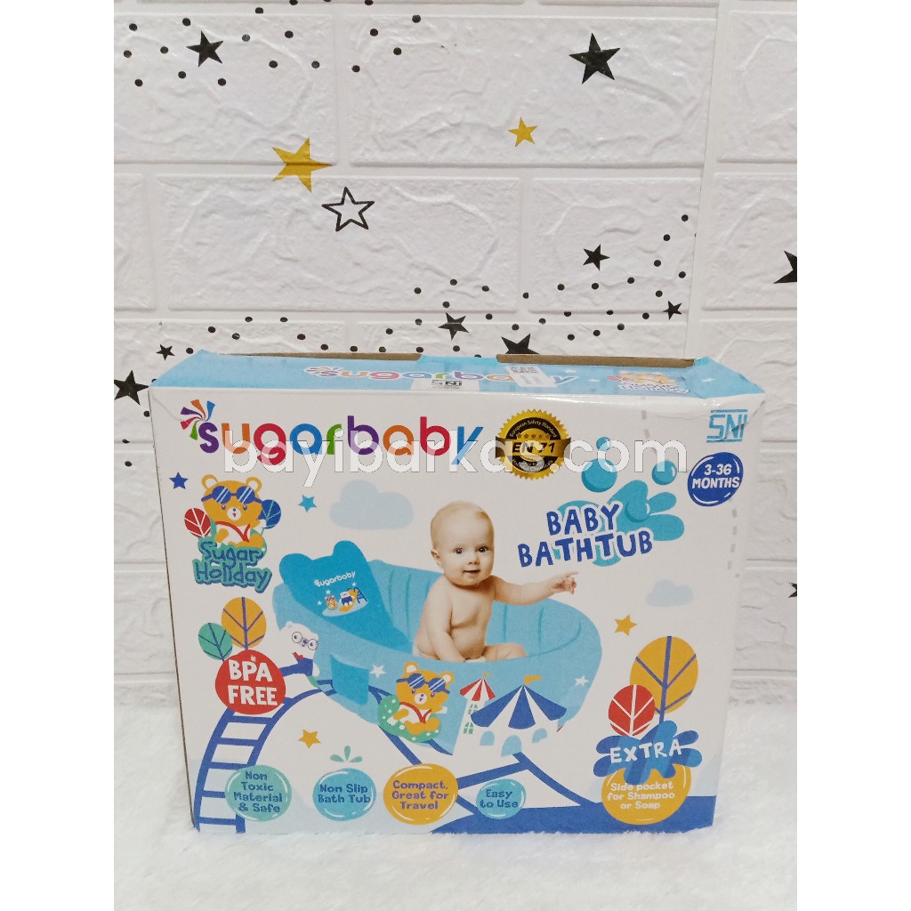 Jual SUGAR BABY "Sugar Holiday" Baby Bathtub / bak mandi 2in1 / tub ...