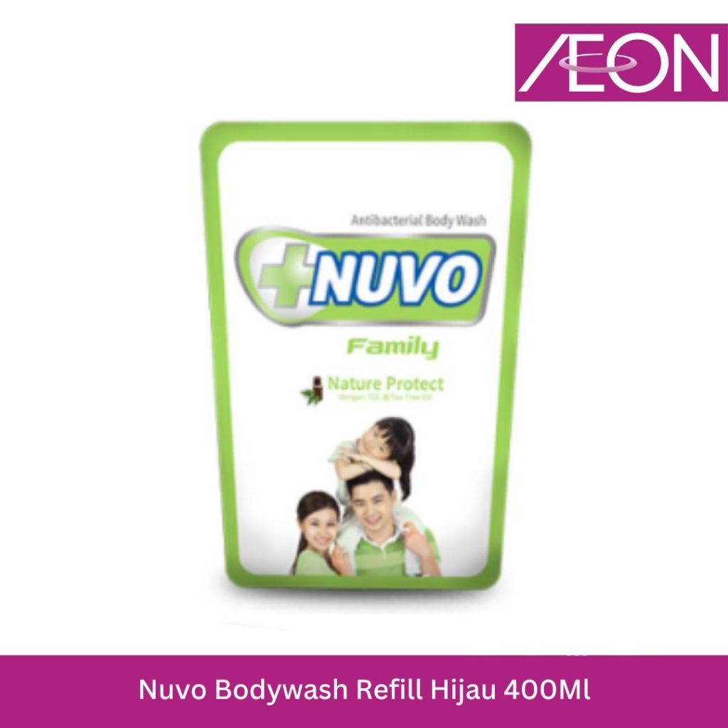 Jual Nuvo Bodywash Refill Hijau 400Ml | Shopee Indonesia