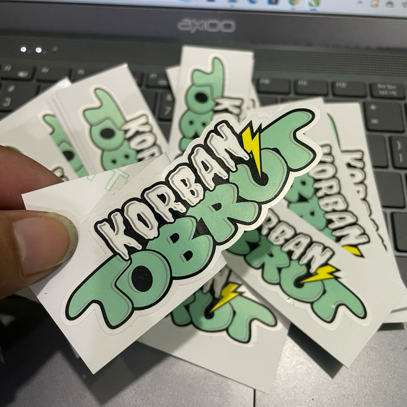 Jual sticker viral korban tobrut 013 | Shopee Indonesia