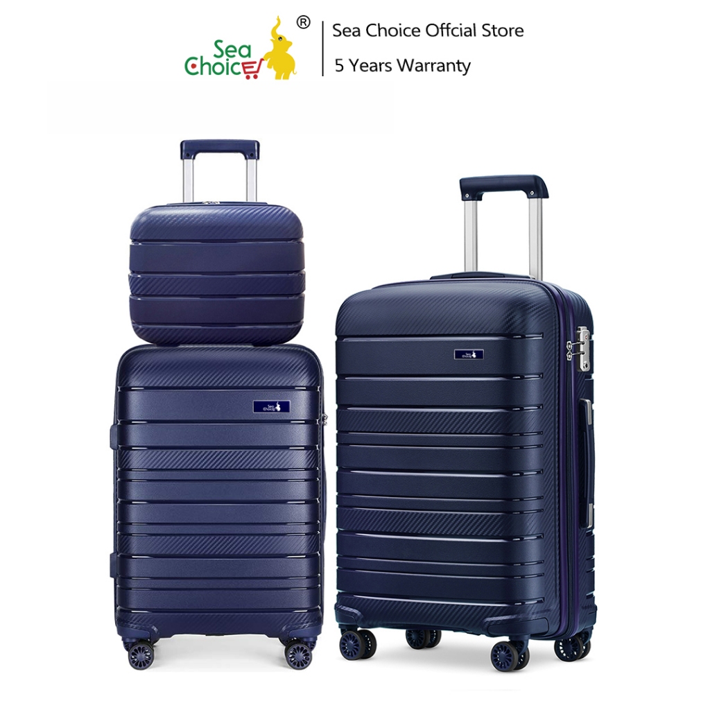Jual SEA CHOICE Koper Set 14+20+24+28 inch Kabin PP FIBER Hardcase ...