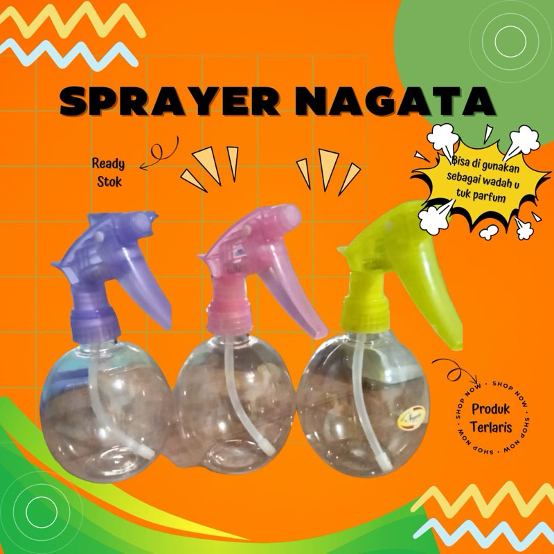 Jual Botol Sprayer Botol Disenfektan Semprotan Air Merk Nagata 450 ml ...
