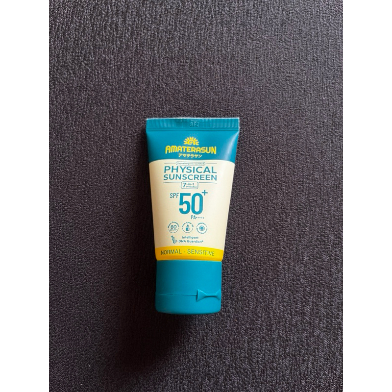 Jual AMATERASUN [REAL SPF Certified] Physical Sunscreen SPF 50+ PA ...