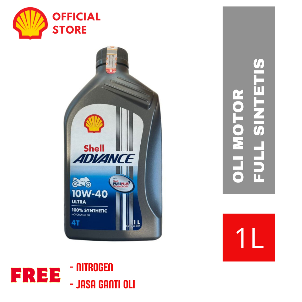 Jual Oli Motor Shell Advance Ultra 10W-40 1L (Manual) | Shopee Indonesia