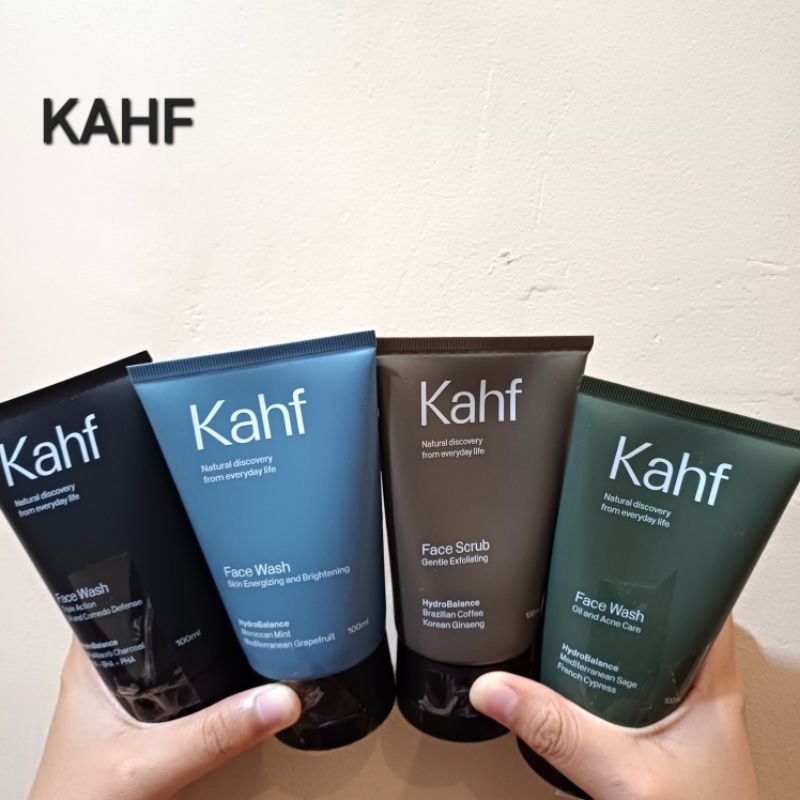Jual Kahf Men Face Wash 100ml I Oil & Acne Control I Skin Energizing ...