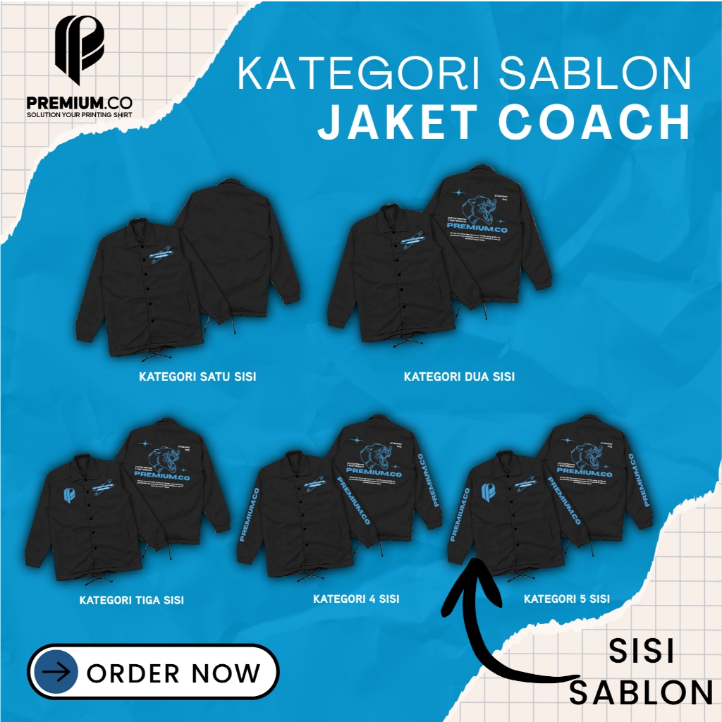 Jual CUSTOM SABLON JAKET COACH SATUAN / JAKET COACH CUSTOM SABLON ... Jual CUSTOM SABLON JAKET COACH SATUAN / JAKET COACH CUSTOM SABLON ...