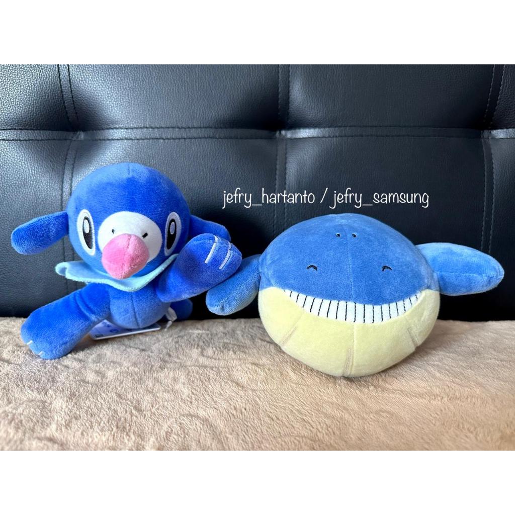 Jual Boneka Pokemon Wailmer Popplio Soft Blue Plush Original Banpresto Bandai Jepang Water ...