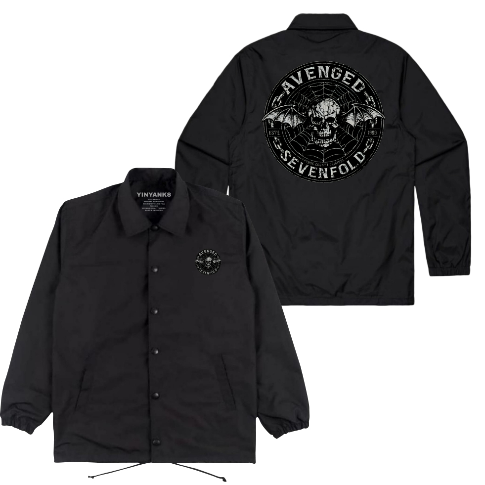 Jual Yinyang Clothing Jacket coach avenged sevenfold jaring Hitam Keren ...