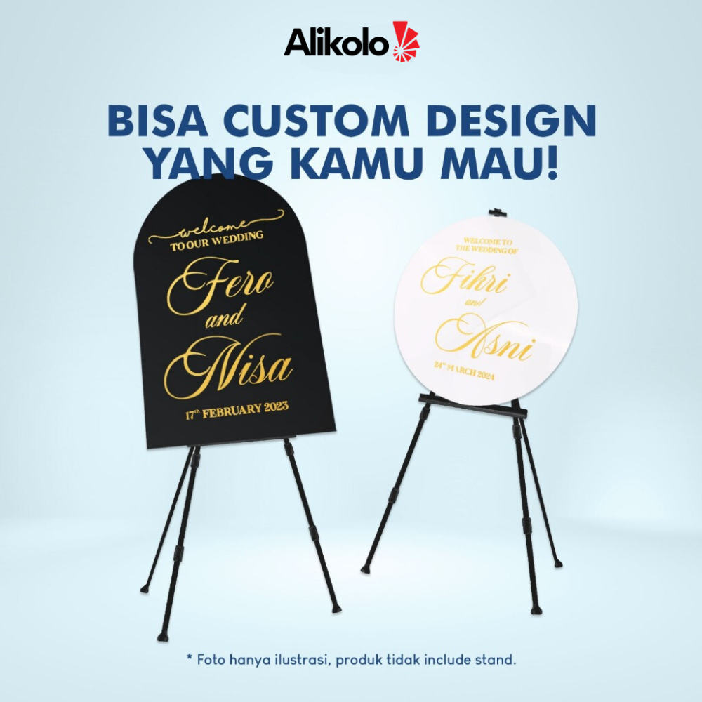 Jual PAPAN UCAPAN AKRILIK 60 X 40 CM / PAPAN BUNGA AKRILIK / PAPAN ...