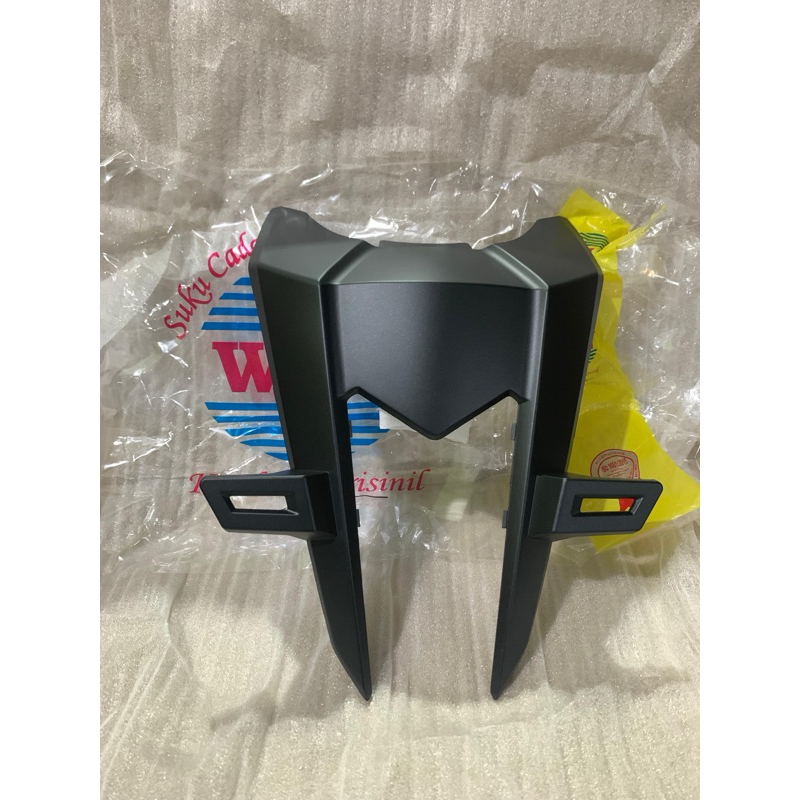 Jual cover front top vario 125 new k2v hitam dof mek win dudukan plat ...