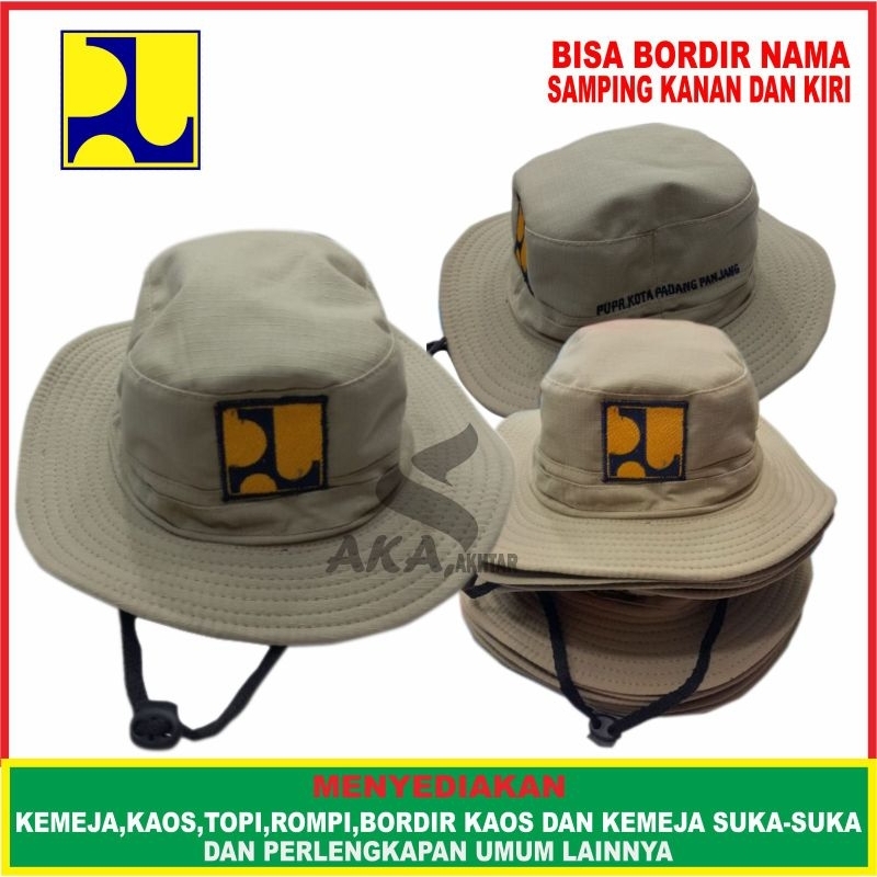 Jual TOPI RIMBA PUPR TOPI LAPANGAN PUPR | Shopee Indonesia