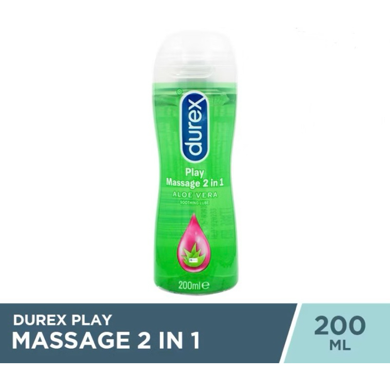 Jual Durex Play Massage 2in1 Aloe Vera Pelumas Gel Soothing Lube 200 ML ...