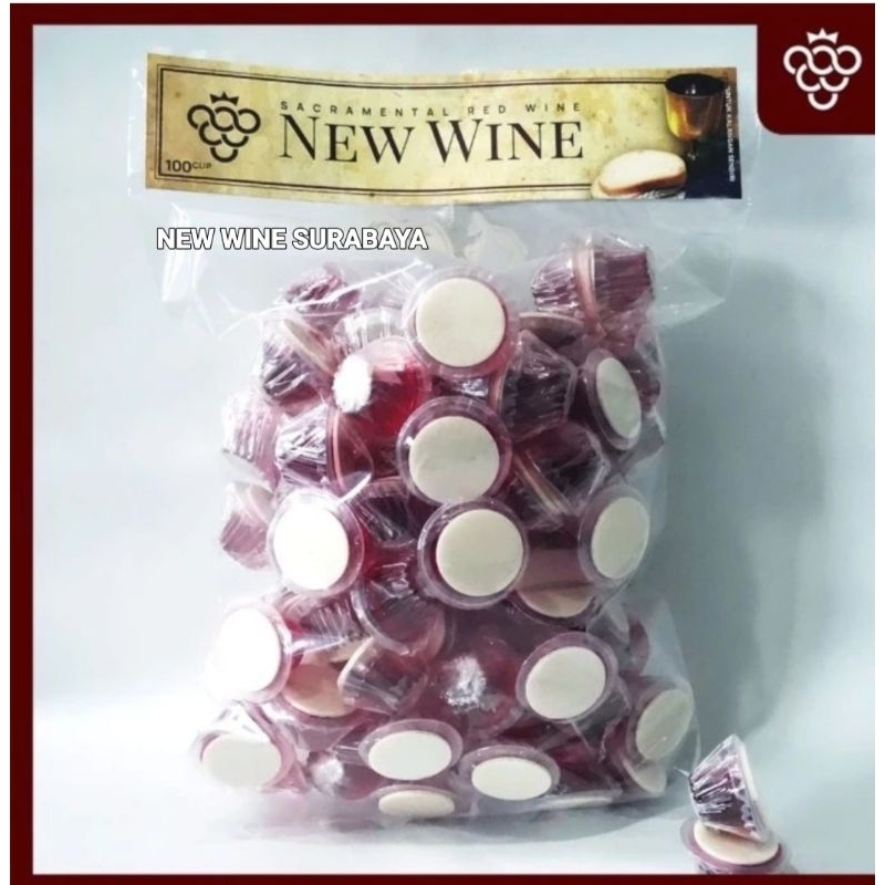 Jual PAKET ANGGUR PERJAMUAN KUDUS + HOSTI POLOS ISI 100 | Shopee Indonesia