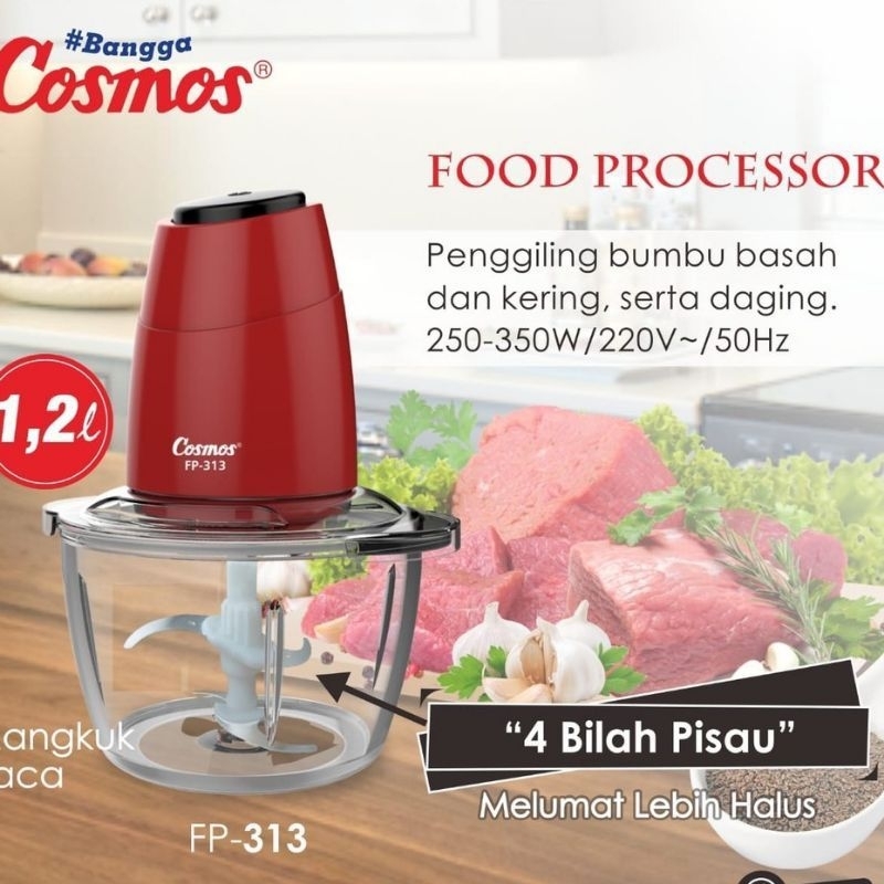 Jual Cosmos Food Processor Chopper Giling daging | Shopee Indonesia