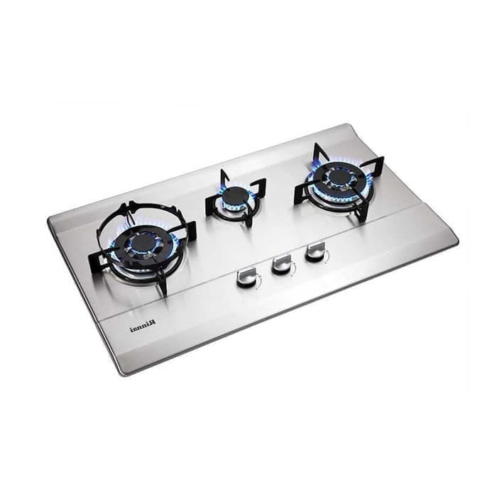 Jual Rinnai Built-in Gas Hob Kompor Gas Tanam 3 Tungku RB-713N (S) | Shopee Indonesia