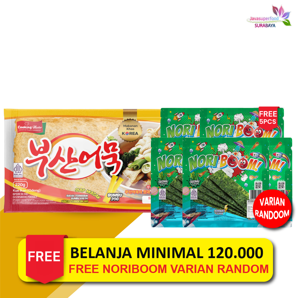 Jual Busan Eomuk Halal / Odeng Korea Fish Cake Halal 200g+Bumbu ...