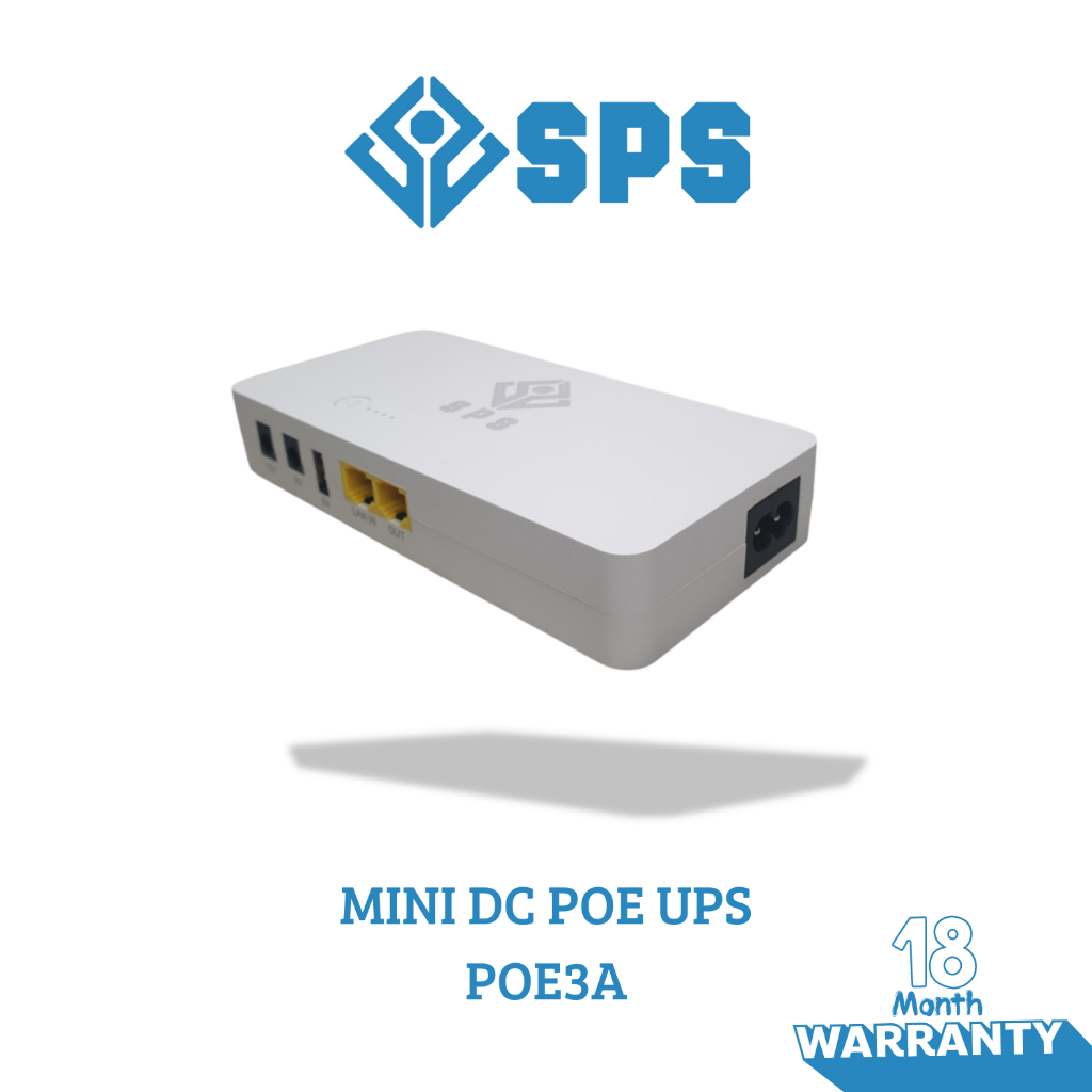 Jual UPS MINI DC POE SPS POE3A PORTABLE POWER BANK LITHIUM BATTERY 12 ...