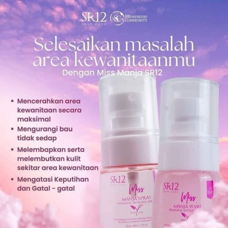 Jual Miss Manja SR12 Spray dan Wash | Shopee Indonesia