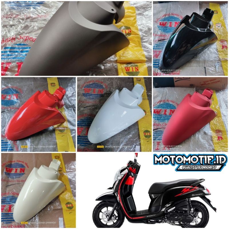 Jual Spakbor Depan Front Fender Honda Scoopy FI Esp NEW K93 2017 2018 ...