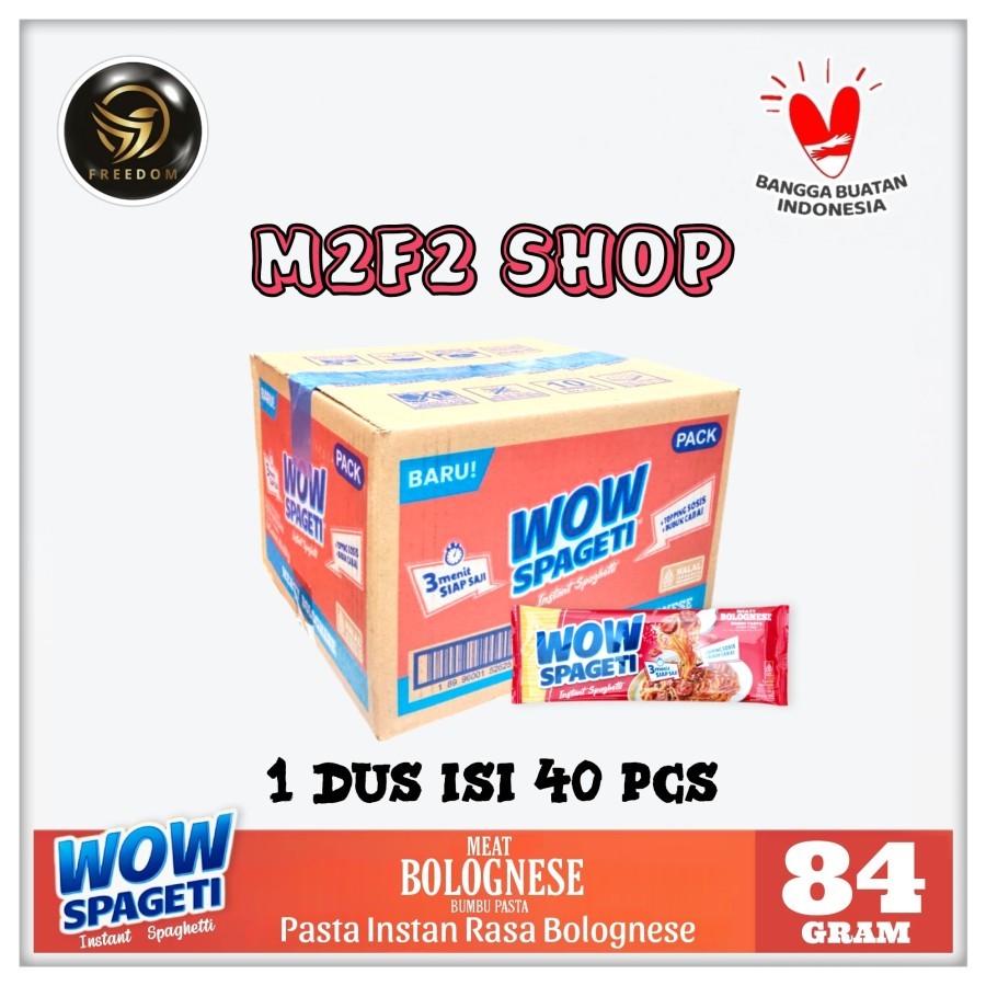 Jual Wow Spageti Instant Pasta Spaghetti Meaty Bolognese - 84 gr ...